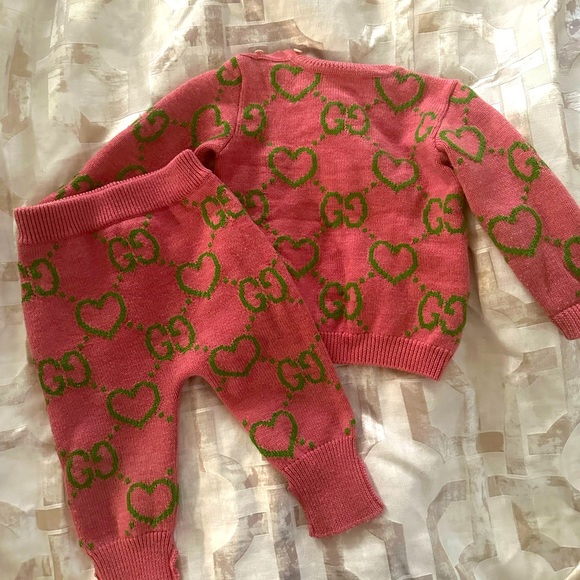 Gucci | Matching Sets | Baby Girl Gucci 824 Month Sweater Set Worn ...